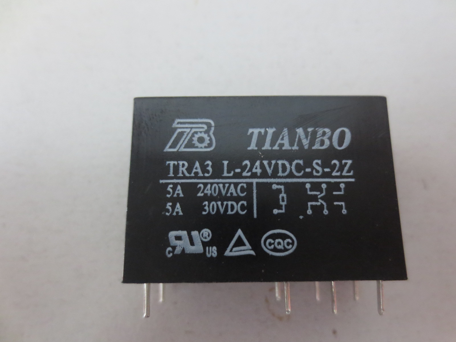 Купить Реле Tianbo (SkyWave) 24В Твин 8 контактный реле 5А 250В tra3 l ...